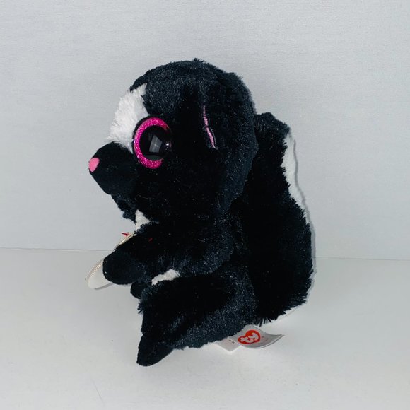 Ty | Toys | Ty Boos Floral Black White Skunk Kids Beanie Plush Animal ...